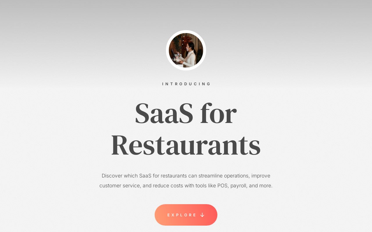 SaaS for Restaurants | Restaurant Saas That Boost Efficiency ...